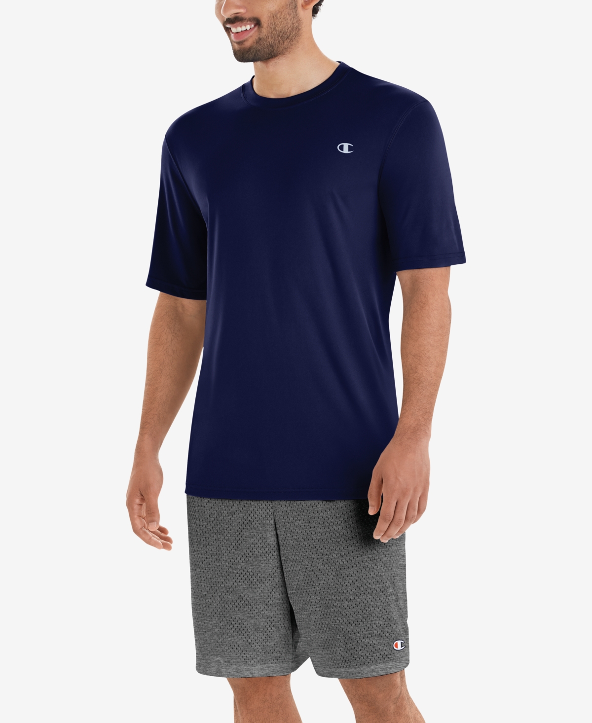 Click here for Champion Mens Double Dry T-Shirt - Navy prices