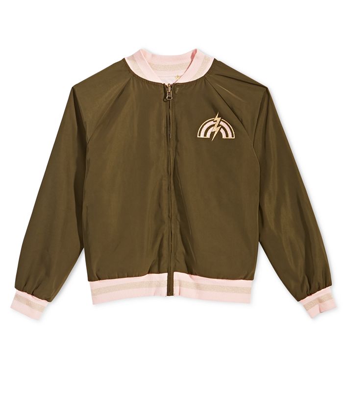 Epic Threads Big Girls Reversible Baseball Jacket, Created for Macy's ...