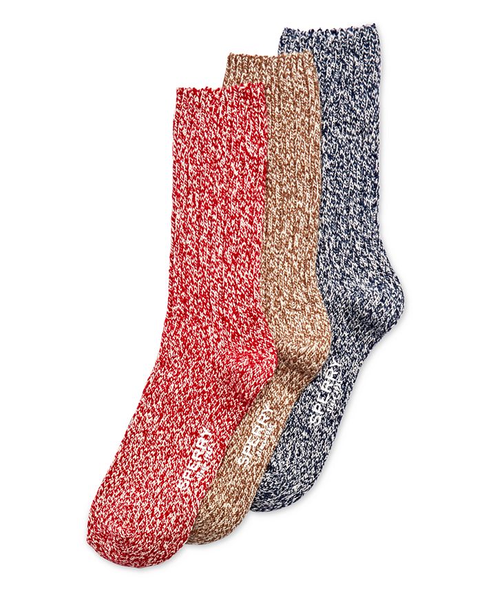Sperry Men's Socks 3-Pack, Crew - Macy's