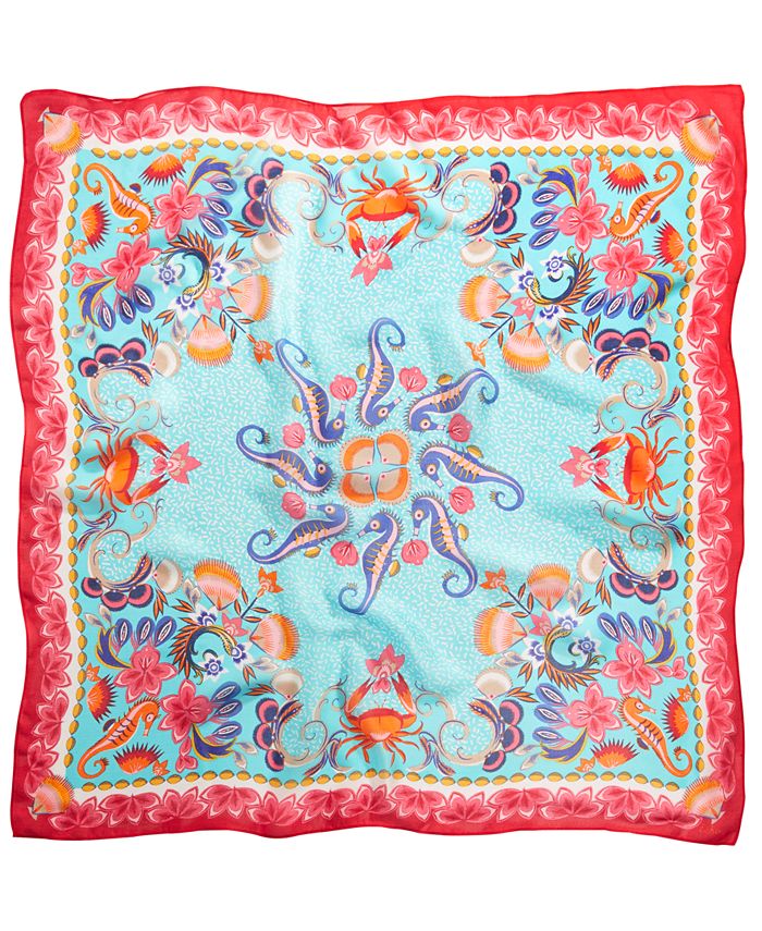 Echo Sea Life Silk Square Scarf - Macy's