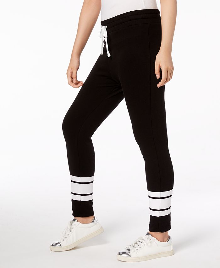 Material Girl Juniors' Striped-Leg Drawstring-Waist Pants, Created for ...