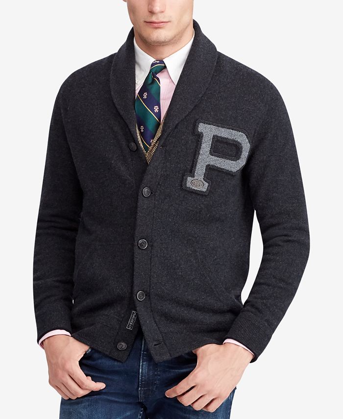 Polo Ralph Lauren Men's Merino Wool Classic Fit Shawl Cardigan - Macy's