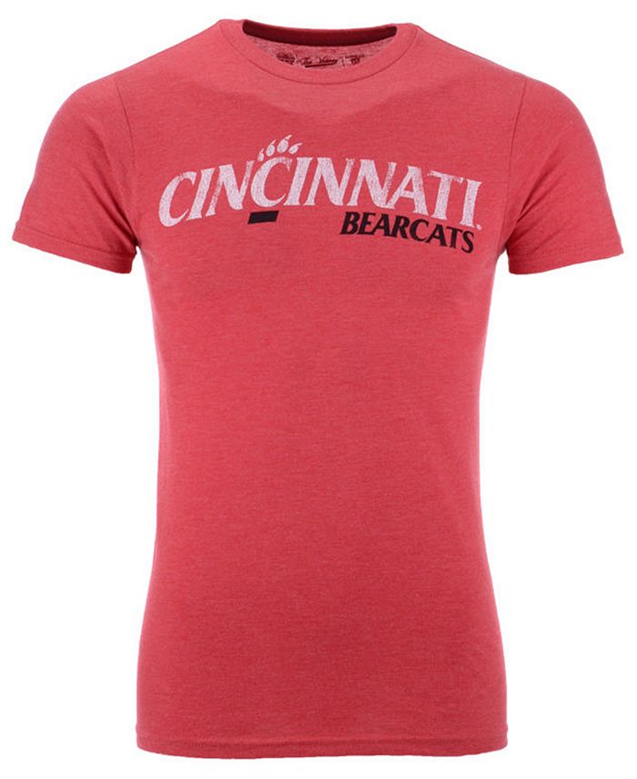 Retro Brand Men's Cincinnati Bearcats Team Stacked Dual Blend T-Shirt ...