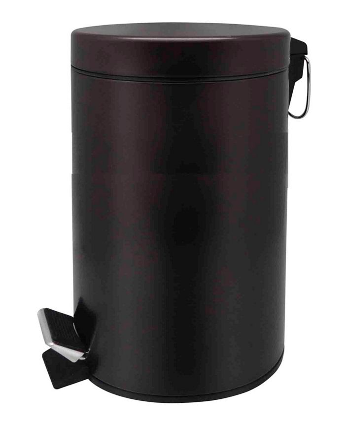 Home Basics 12 Liter Round Waste Bin - Macy's