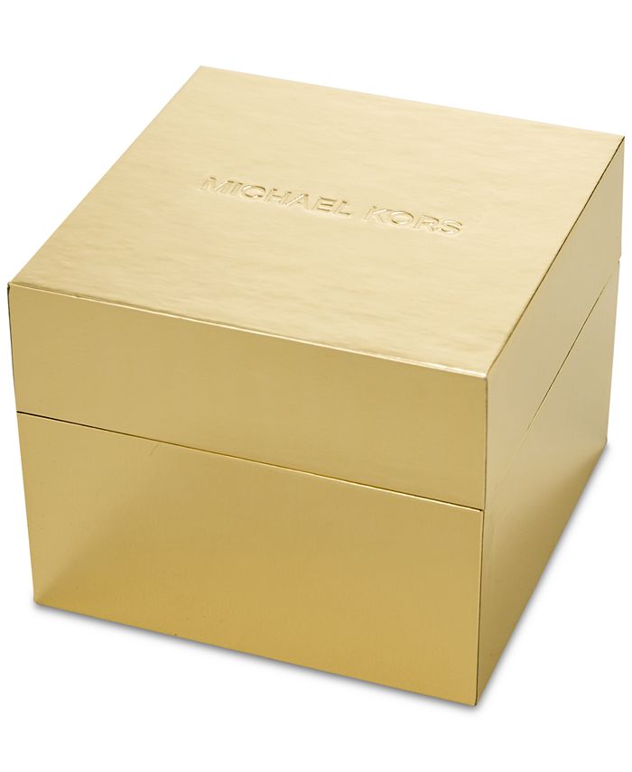 Michael Kors Women's Portia Rose Gold-Tone Stainless Steel Bracelet ...