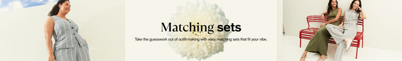 Women's Gray Cotton Matching Sets & Co-ords - Macy's